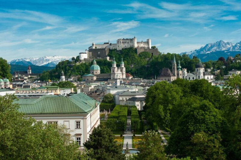 Vienna: Hallstatt, Salzburg, Melk, Alps & Lakes Day Trip - Salzburg — The Sound of Music and Music Heritage