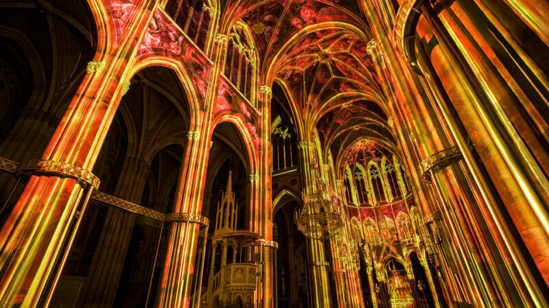 Vienna: Light of Creation Votive Church Immersive light show - What to Expect from the Experience