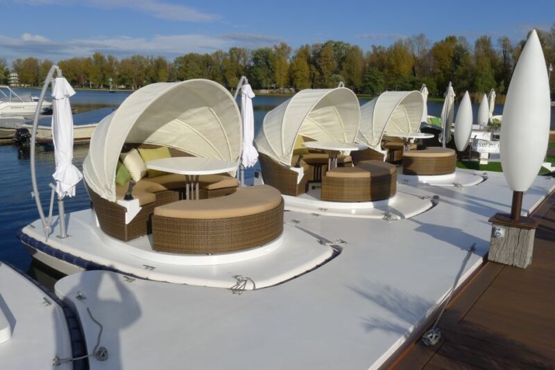 Vienna: Private Floating Island E-Boat Rental on Danube - Key Points
