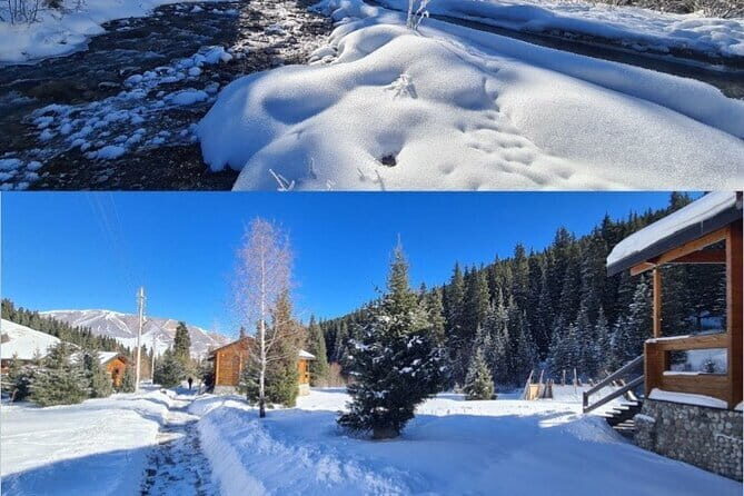 View to Khan Tengri peak, Charyn canyons and spruce forest - An In-Depth Look at the Tour’s Highlights
