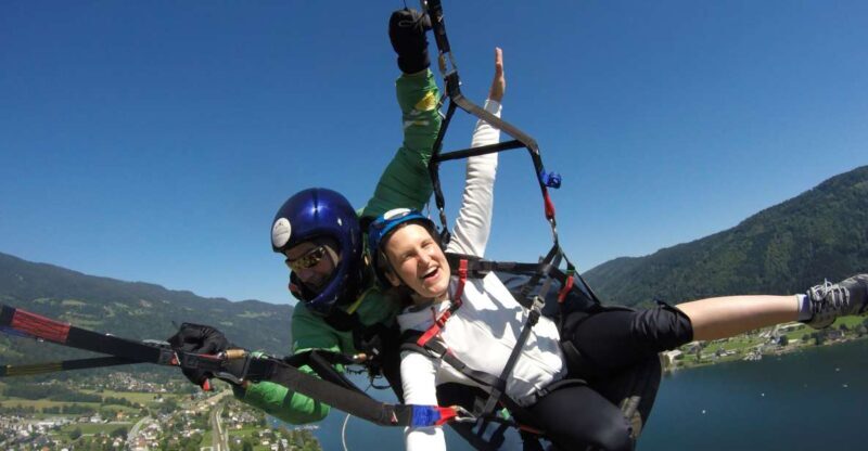 Villach/Ossiachersee: Paragliding "Action" Tandemflug - Key Points