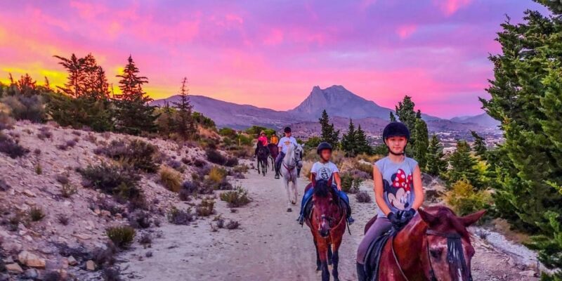 Villajoyosa Horseback Riding in the Mountains with sea views - The Setting: Mountains and Sea in a Hidden Corner of the Valencian Community