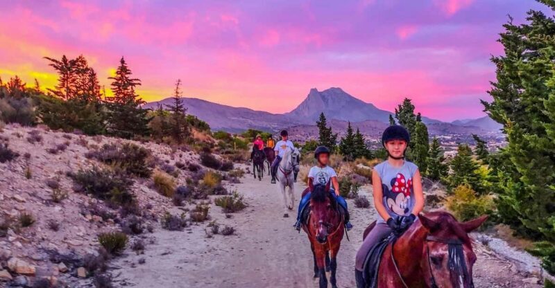Villajoyosa Horseback Riding in the Mountains with sea views - The Ride: A Balance of Adventure and Relaxation