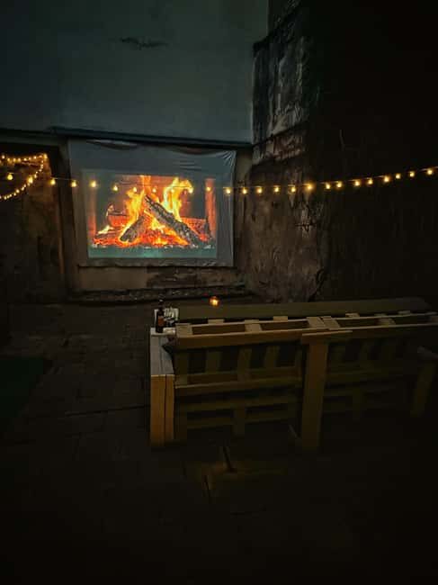 Vilnius: Private Open-Air Old Town Cinema Experience - Key Points