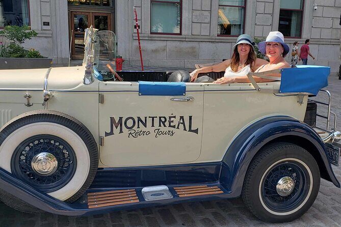 Vintage 1930 convertible! Old Montreal Tour-Private Guide -70 min - The Sum Up
