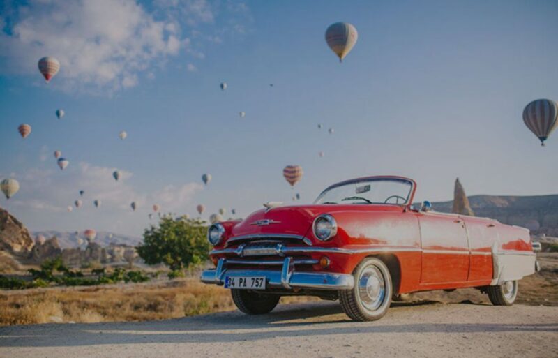 Vintage car in Cappadocia - An Authentic Vintage Ride Through Cappadocia’s Valleys