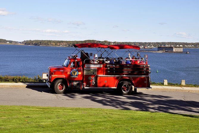 Vintage Fire Truck Sightseeing Tour of Portland Maine - An Authentic Portland Experience on a Vintage Fire Truck