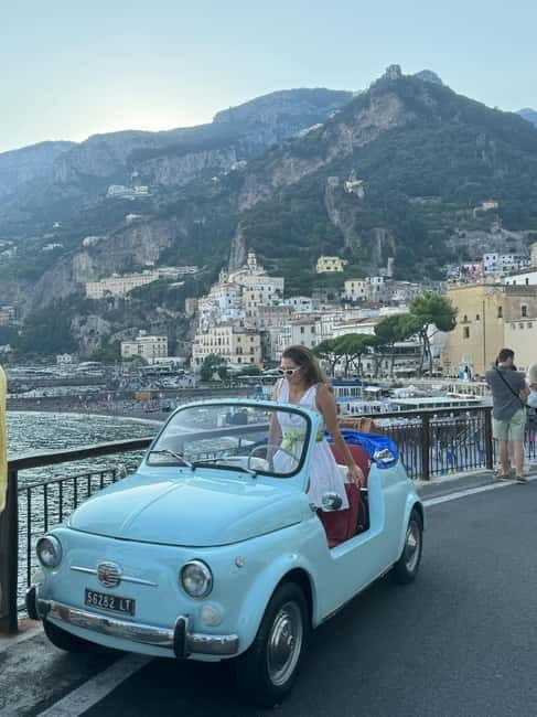Vintage photo tour of Amalfi aboard a vintage FIAT 500 - Key Points