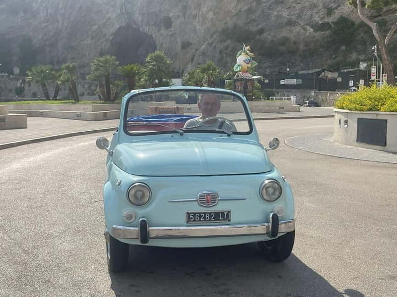 Vintage photo tour of Amalfi aboard a vintage FIAT 500 - The Experience of a Vintage Fiat