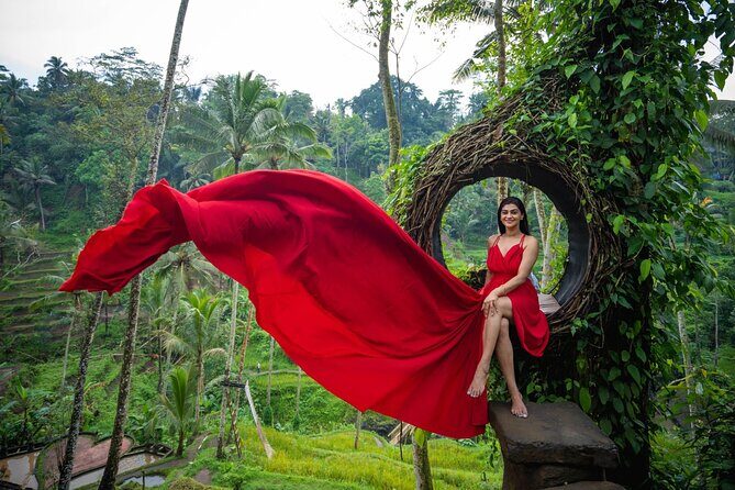 VIP Flying Dress Photoshoot - Swing, Birds Nest & Rice Terrace - Transportation and Group Size