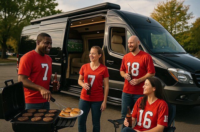 VIP Gameday Tailgate in a Maybach Sprinter Van - Who Would Love This?