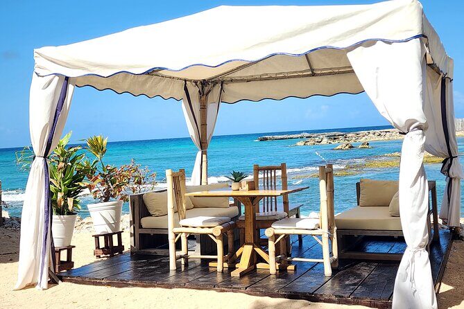 VIP Oceanfront Cabana at Bamboo Beach Club in Montego Bay - Key Points