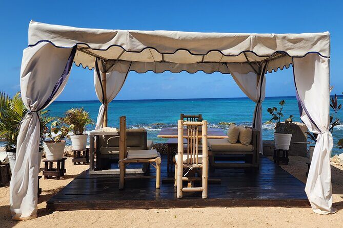 VIP Oceanfront Cabana at Bamboo Beach Club in Ocho Rios - Key Points
