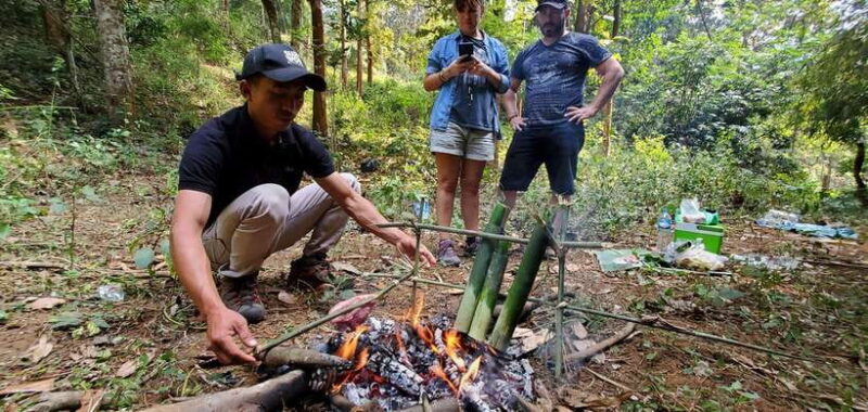 Visit buffalo farm, cooking-class forest, Kuang Si waterfall - A Day of Authentic Lao Culture and Stunning Scenery