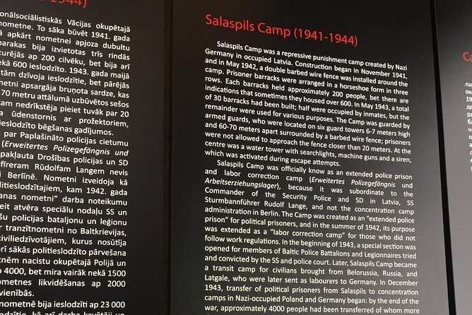 Visit of Salaspils Memorial Ensemble - Additional Practical Details