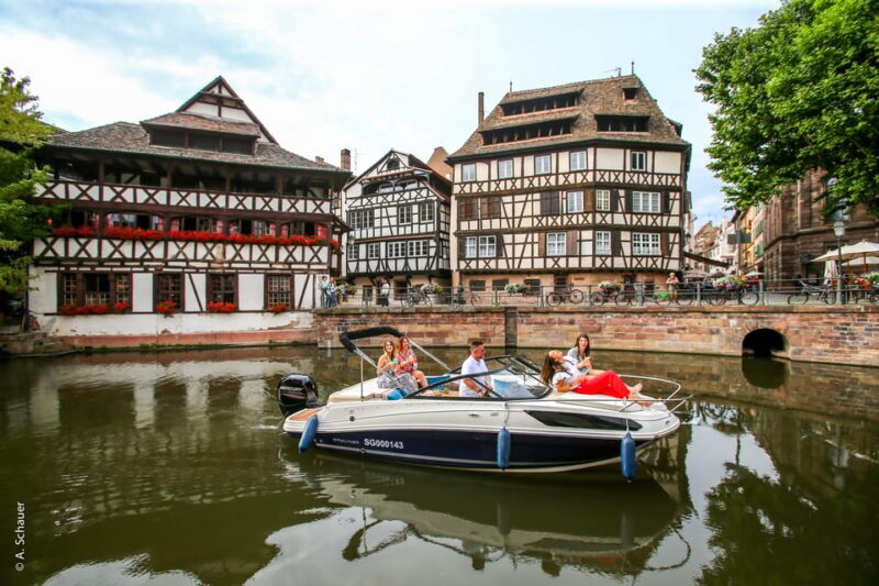 Visit of Strasbourg by private boat - Key Points