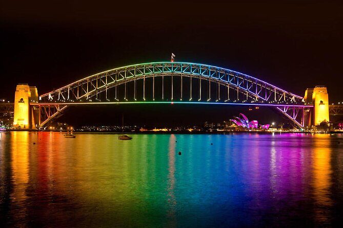 Vivid 90-Minute Sydney Harbour Intimate Catamaran Cruise with Canapes - Key Points