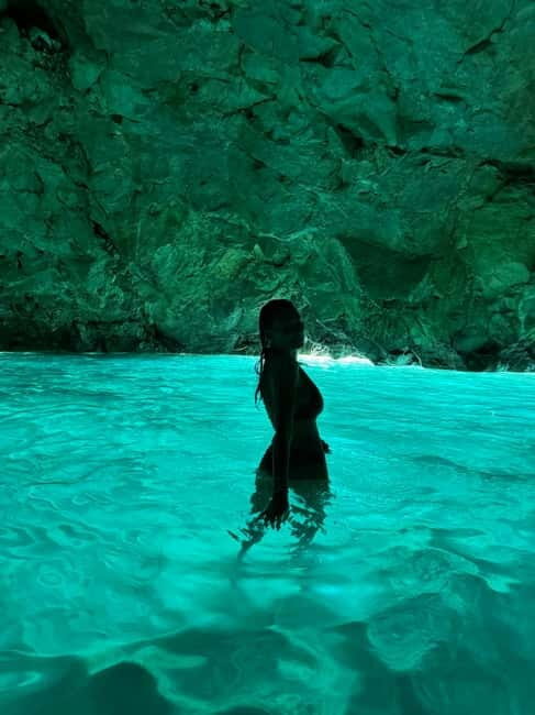 Vlore: Grama Bay & Karaburun Caves 8-Hour Speedboat Tour - Dafina Bay & Dafina Cave: A Colorful Underwater World
