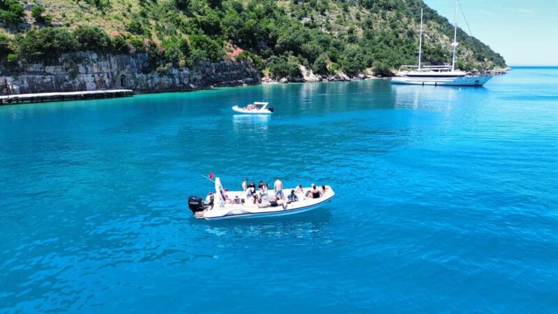 Vlore: Speedboat Adventure Sazan Island & Haxhi Ali Cave - Key Points