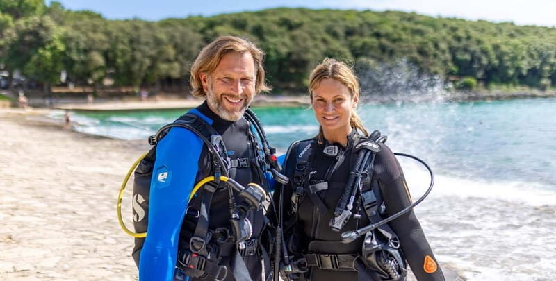 Vrsar: Try out diving including full equipment - Key Points