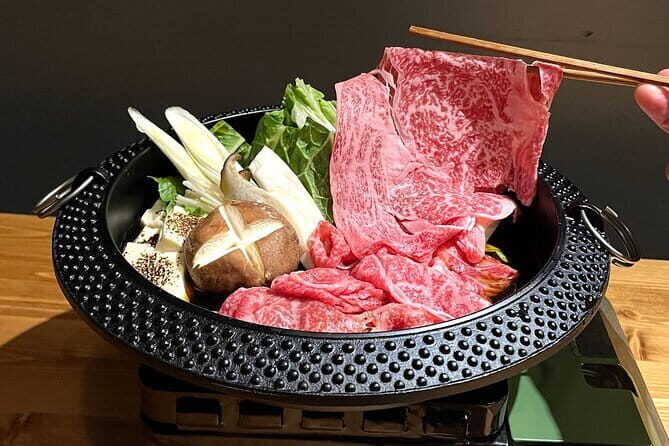 Wagyu BBQ & Sukiyaki with Sake Pairing Experience near Ginza - Key Points