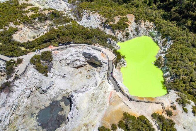 Wai-O-Tapu & Wai Ariki Hot Springs Small Group Tour in Auckland - Key Points