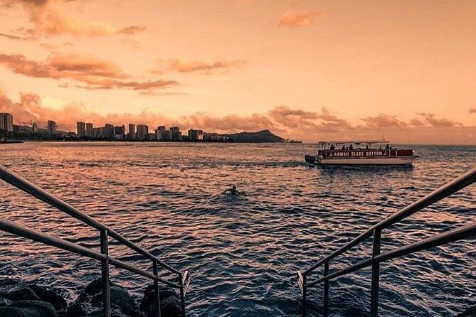 Waikiki Glass Bottom Boat Sunset Cruise - Key Points
