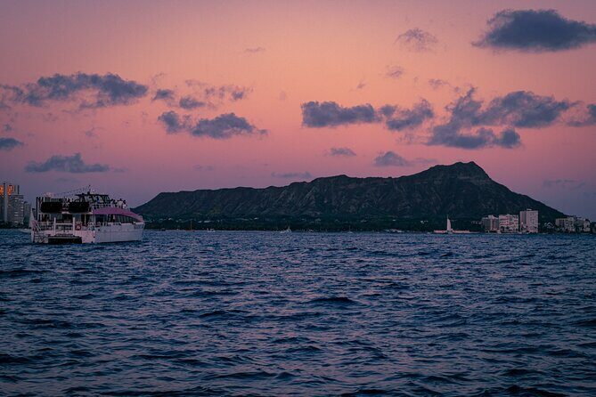 Waikiki Sunset Cruise Catamaran Boat Tour on Oahu - Key Points