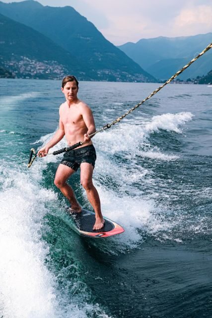 Wakeboard + Wakesurf experience private boat on Lake Como - Discovering a Unique Water Sports Adventure on Lake Como