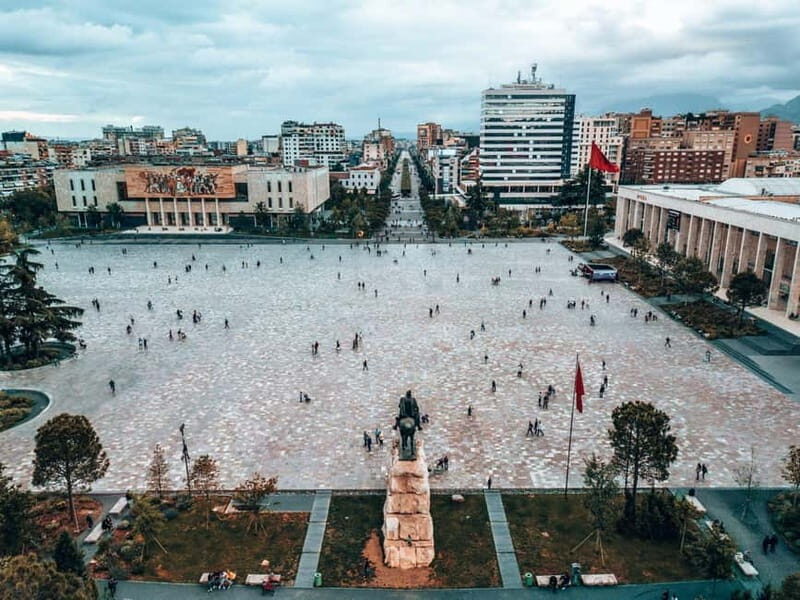 Walking tour of Tirana through its history and monuments. - Key Points