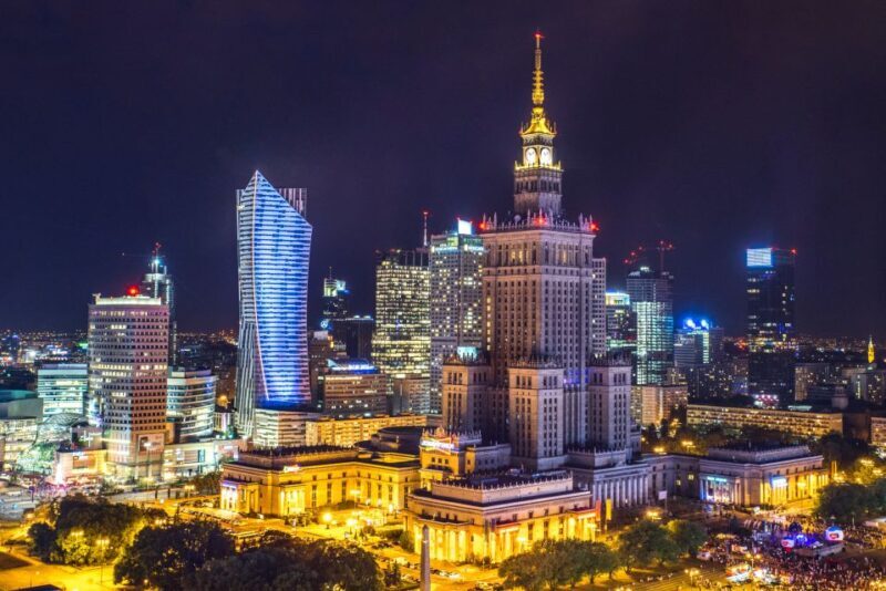 Warsaw: Private Vodka Tasting Night with Snacks and Pickup - A Short Stop at the Palace of Culture and Science