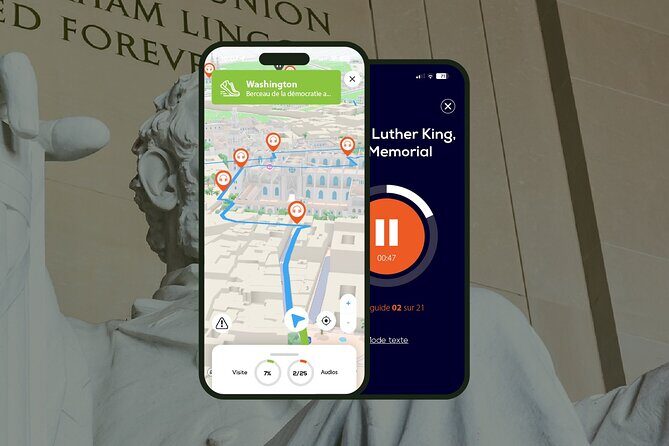 Washington Audio Guided Walking Tour 3h20 and 18 reviews - Key Points