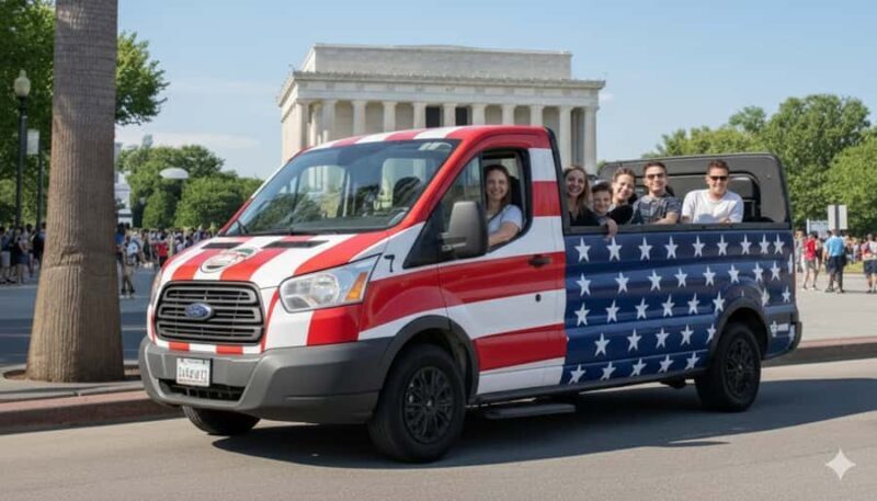 Washington DC History&Monuments Open Air Minibus Guided Tour - What to Expect from the Tour