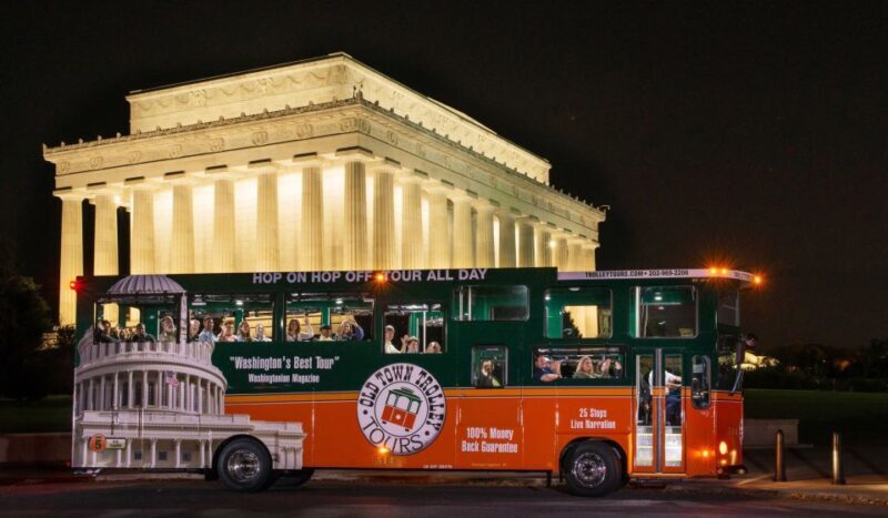 Washington DC: Monuments by Moonlight Nighttime Trolley Tour - The Value for Money