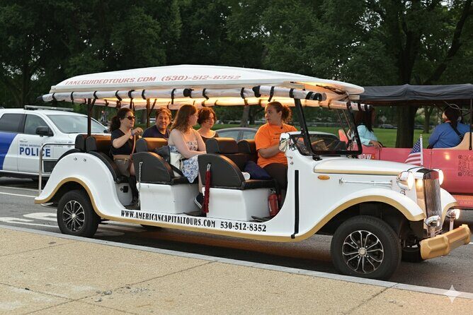 Washington DC Monuments & History Guided Moonlight Tour by E-Cart - Introduction to the Tour Experience