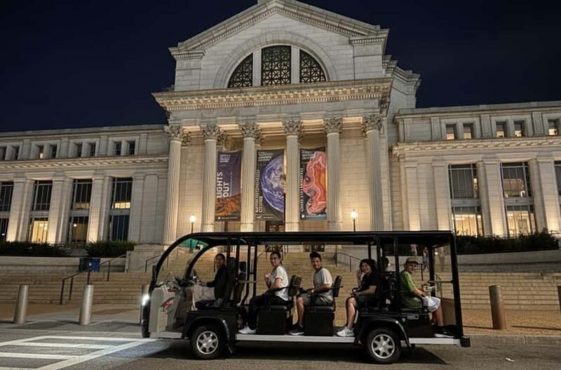Washington DC: Monuments Moonlight Guided Electric Cart Tour - Key Points