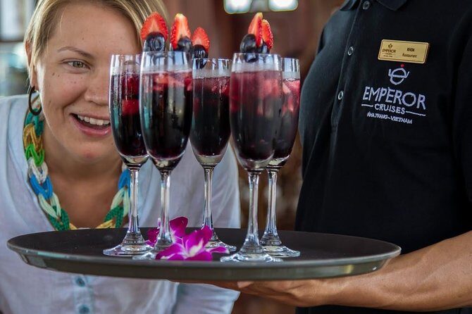 Watching Stunning Sunset with Cocktail and Dinner on Luxury Cruise - An Overview of the Experience