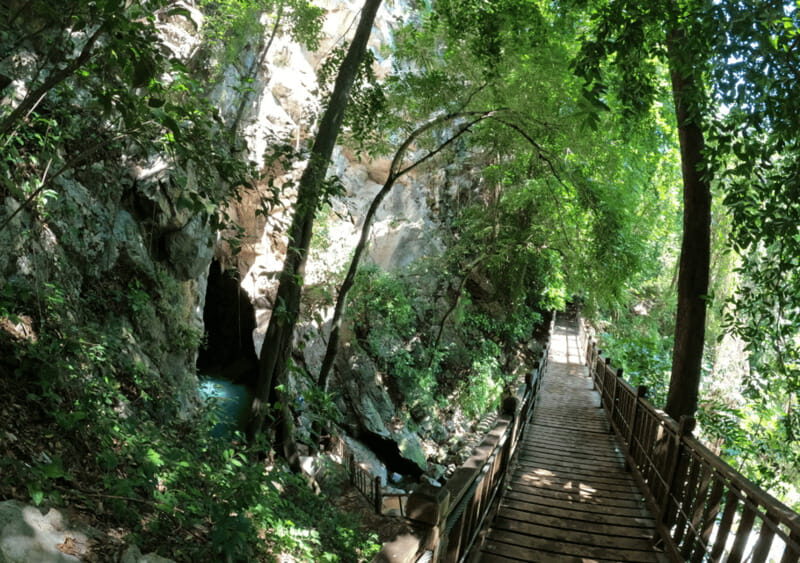 Water adventure: Tamul waterfall and Water Cave cenote. - Exploring Cueva del Agua