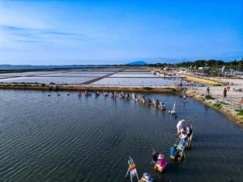Water painting in the salt pans of Marsala - Key Points