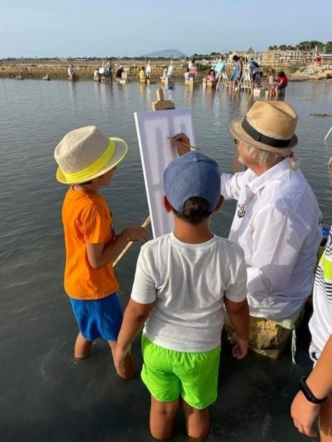 Water painting in the salt pans of Marsala - Descriptions, Authentic Quotes, and Real Experiences