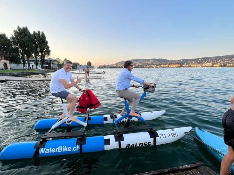 Waterbike on Lake Zurich - The Value of the Experience