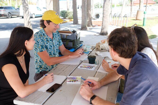 Watercolor Postcard Painting with a Local Artist - The Sum Up
