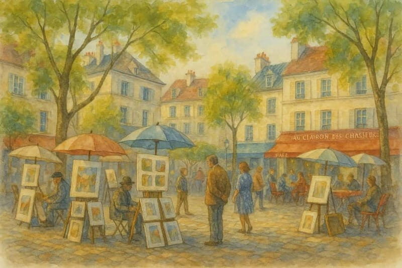 Watercolor Workshop in Montmartre - Introduction
