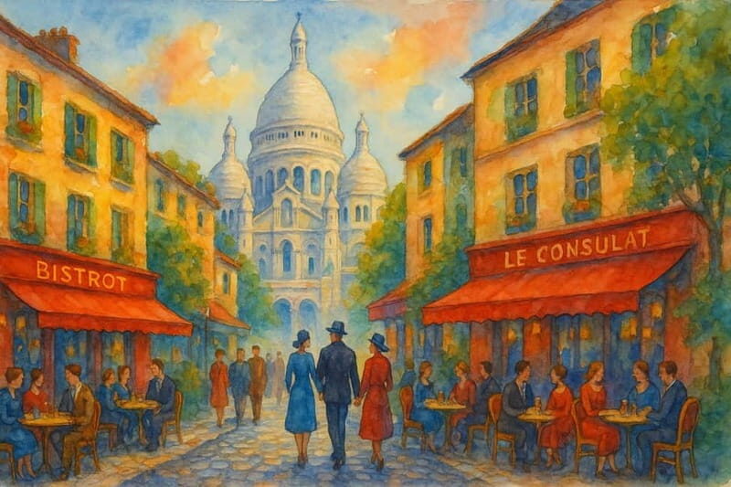 Watercolor Workshop in Montmartre - The Itinerary: What to Expect