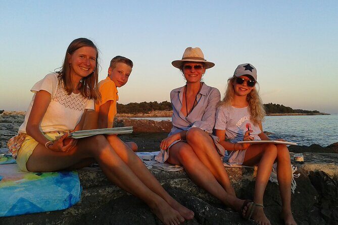Watercolor workshops on the beach - The Sum Up