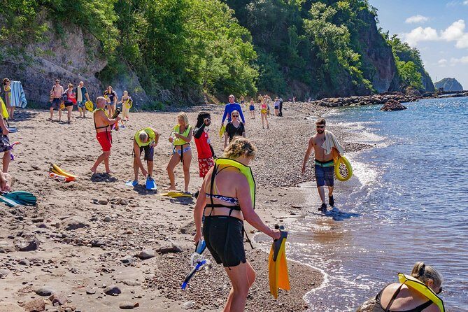 Waterfall And Champagne Reef Adventure - Key Points