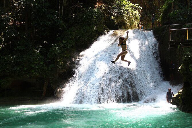 WATERFALL- Blue Hole Waterfall Adventure Swim and Rope Swing - Key Points
