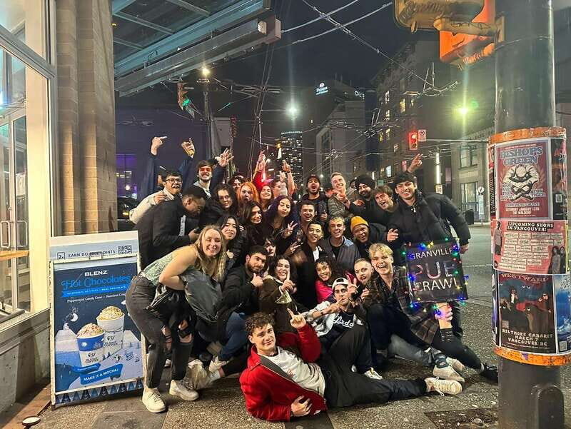 West Coast Party Crawl - Route B - Key Points