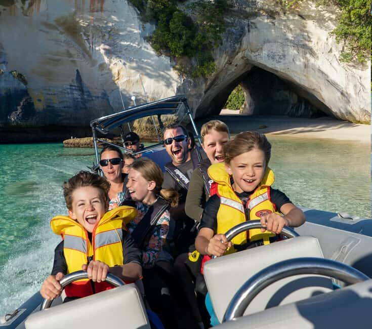 Whitianga: Cathedral Cove Thrilling Boat Tour and Snorkeling - The Sum Up