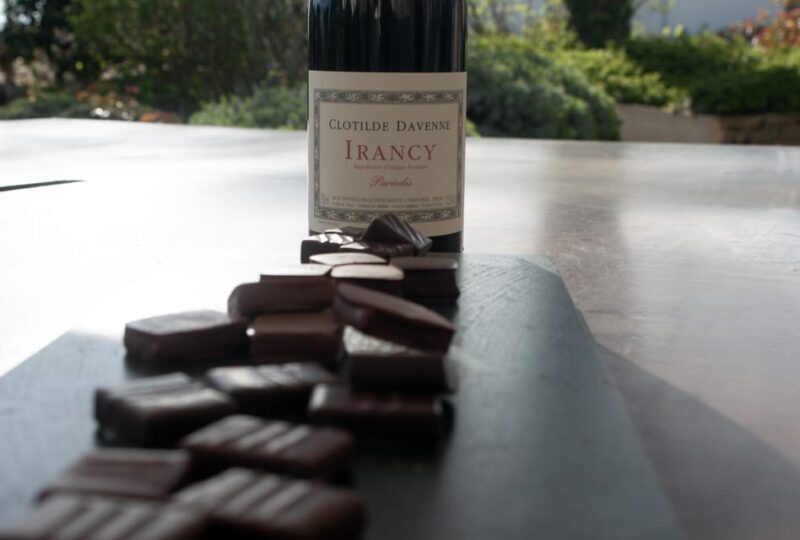 Wine and chocolat tasting at Chablis. - Key Points
